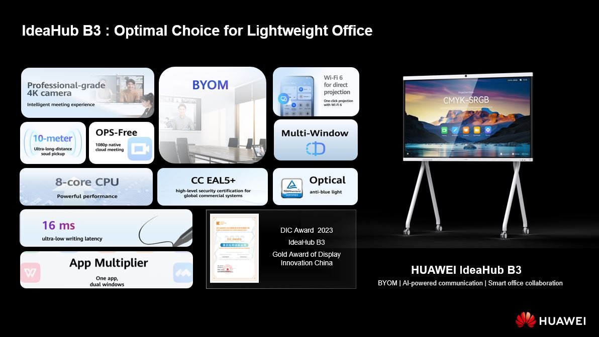Affordable All-in-one Smart Office — HUAWEI IdeaHub B3 - نبض الحدث